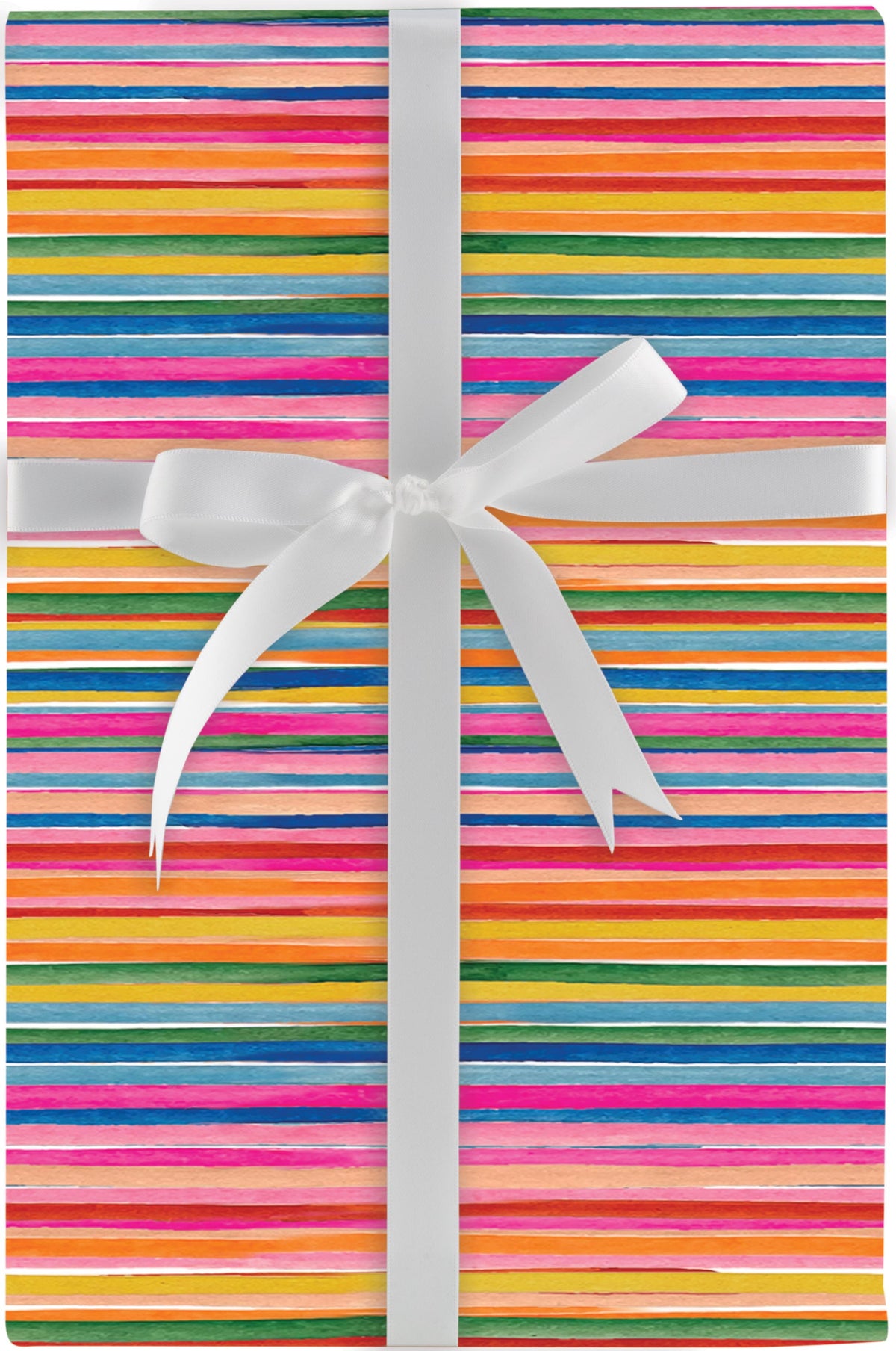 Birthday Menagerie - Striped Wrapping Paper Roll – Paper Luxe