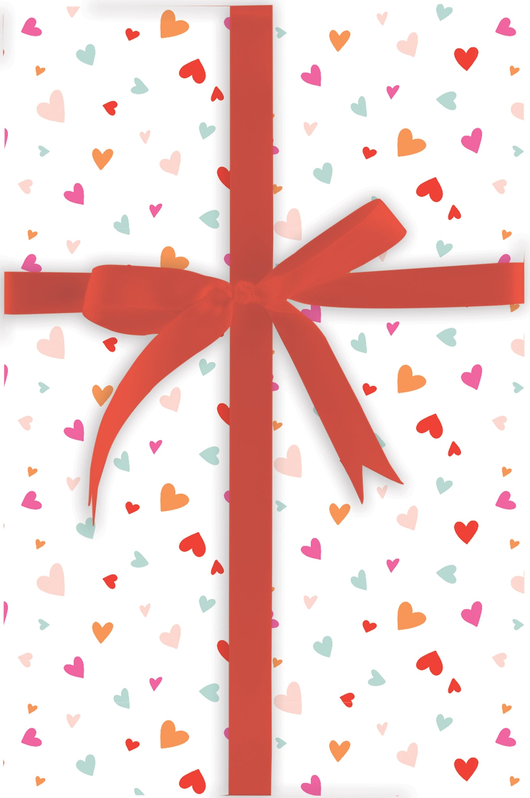 Love Letters - Hearts Wrapping Paper Roll – Paper Luxe