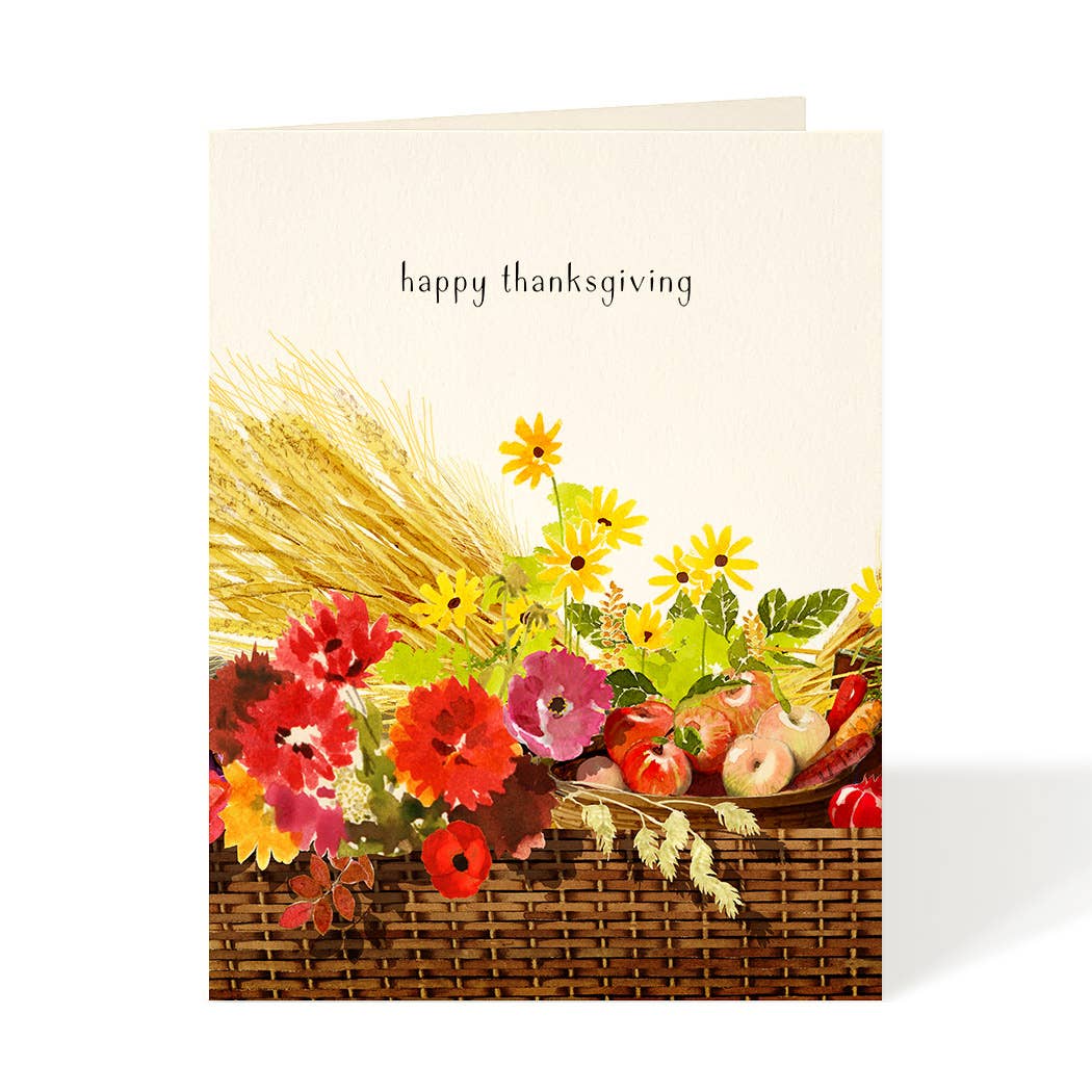Cornucopia - Thanksgiving Greeting Cards – Paper Luxe
