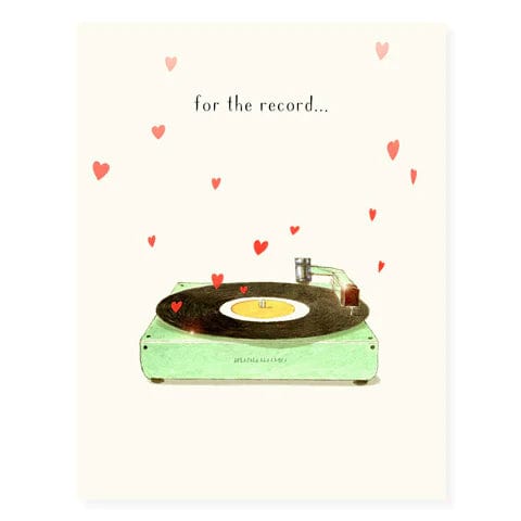 For the Record Card – Paper Luxe