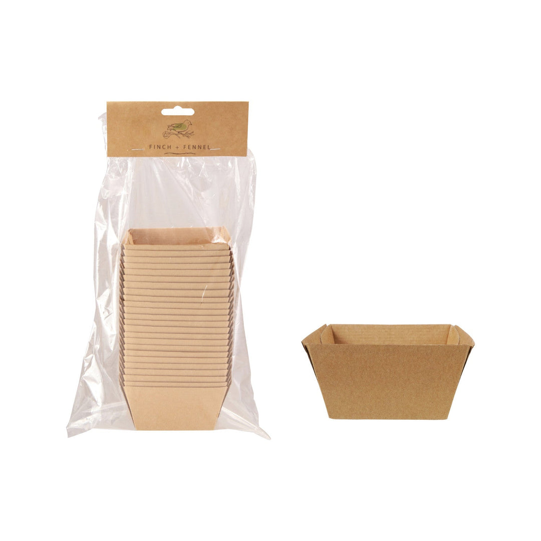 Paper Single Use Container, Natural, Set of 24 – Paper Luxe
