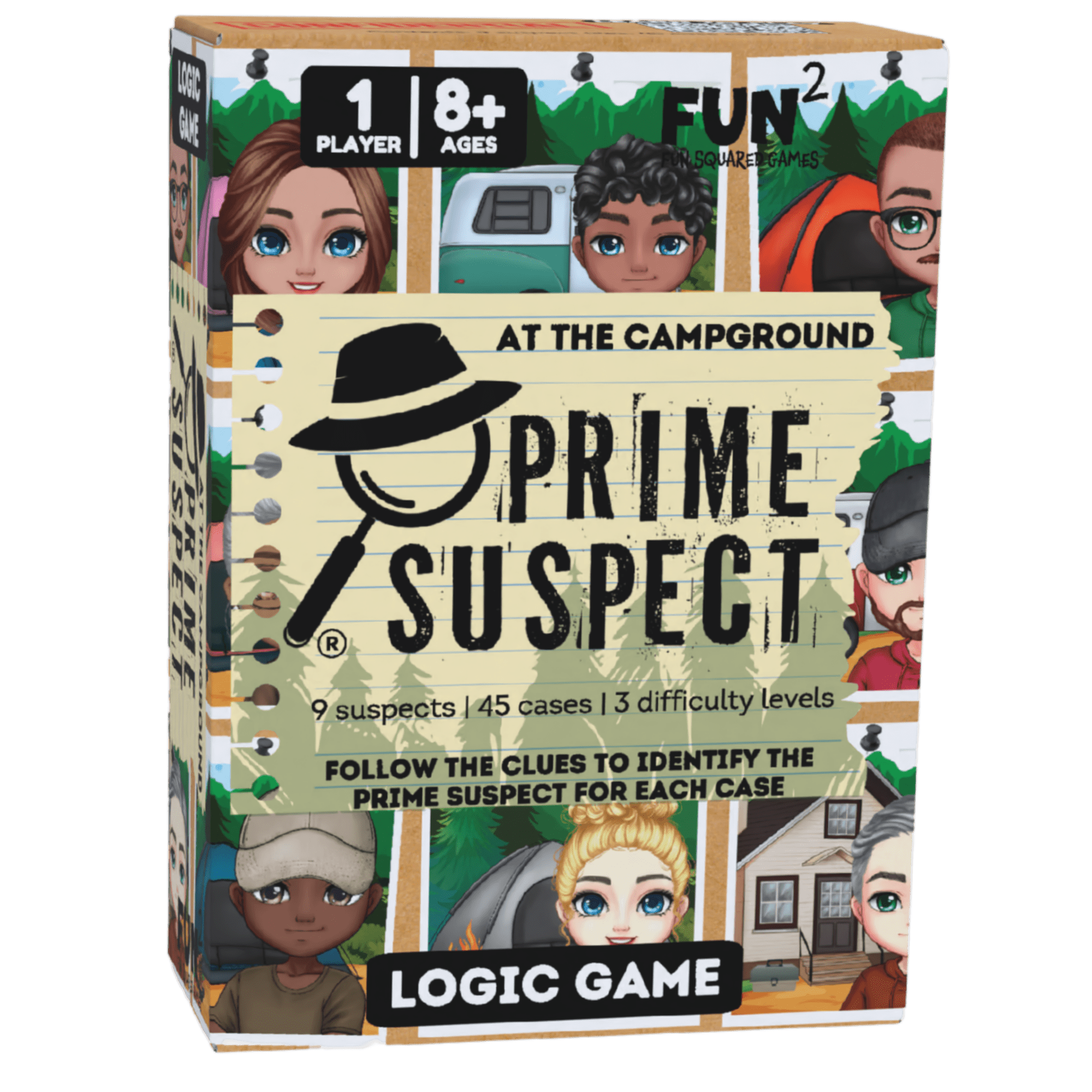 Prime Suspect Solo: At The Campground | Fun Squared Games – Paper Luxe