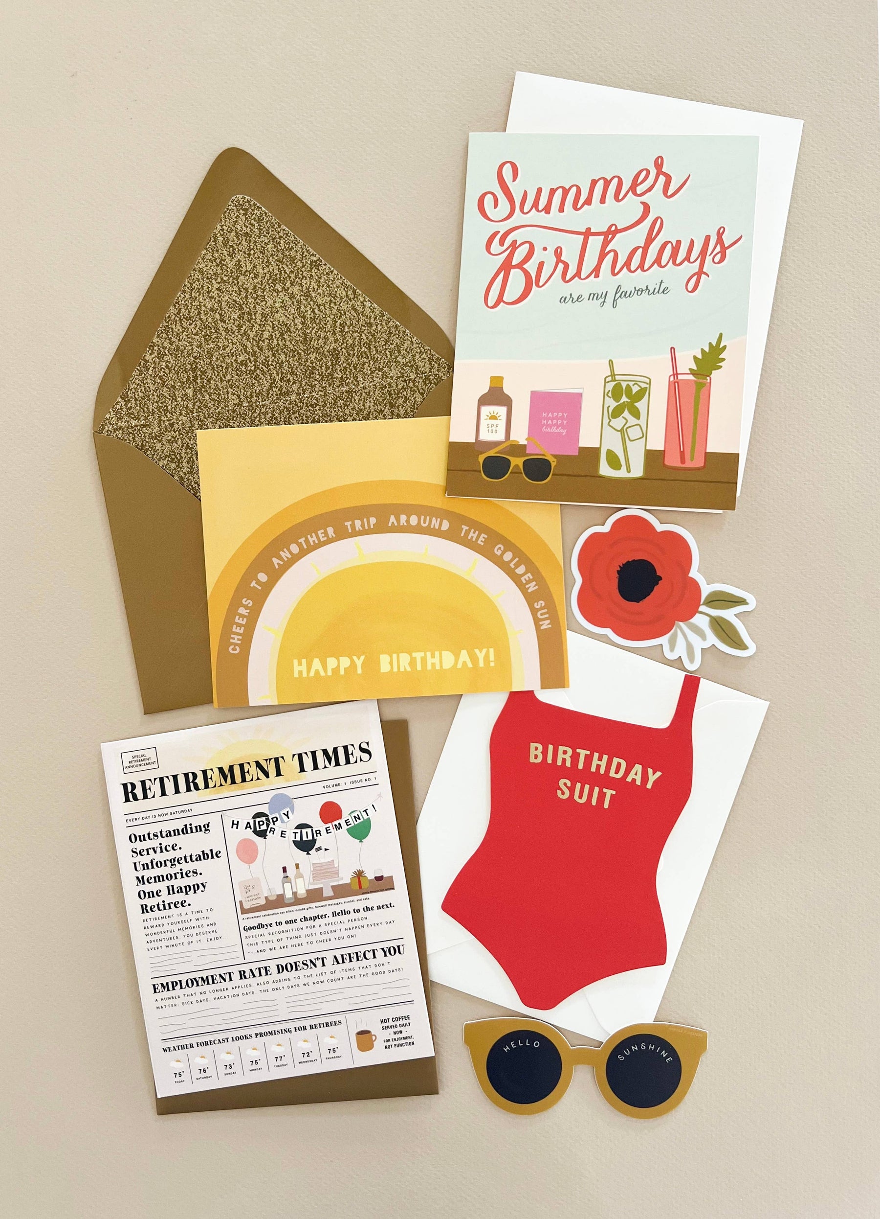 Retirement Times Greeting Card – Paper Luxe