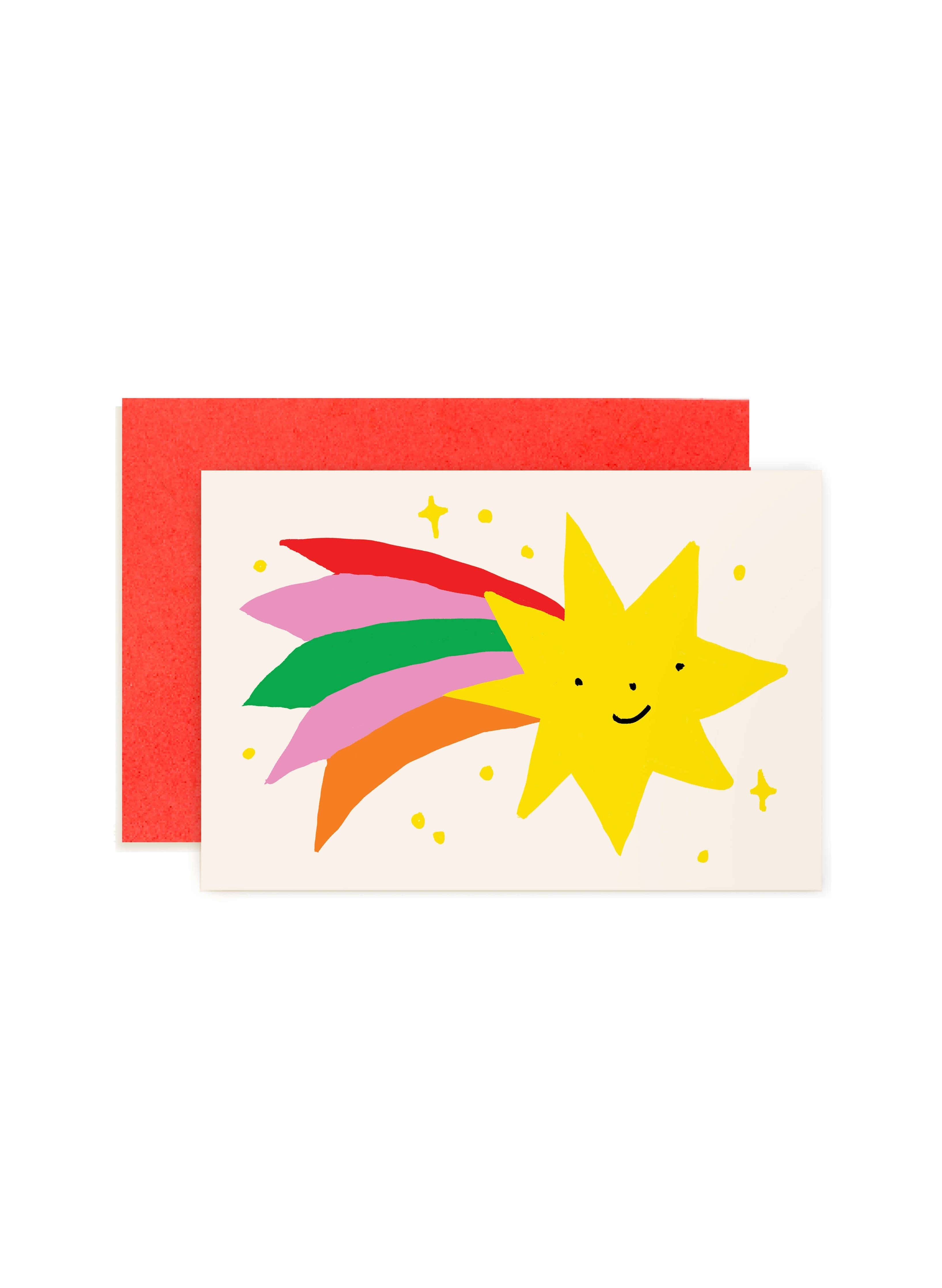 Shooting Star Mini Note Card – For Gift Mini Card – Paper Luxe