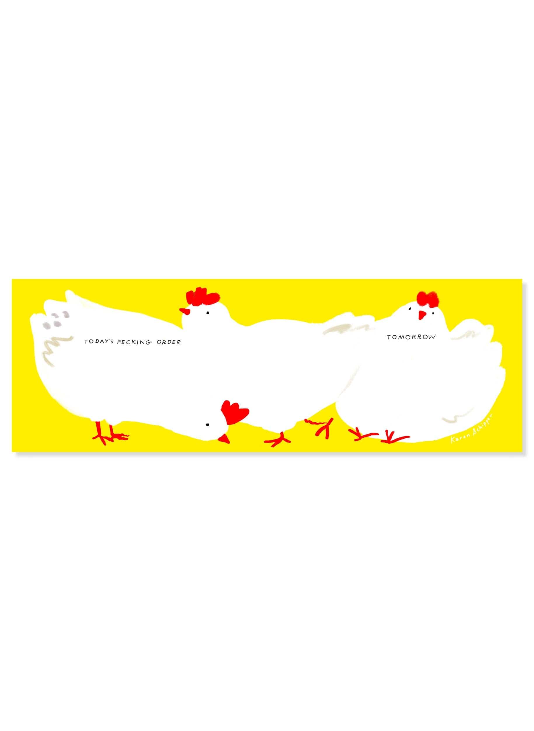 Chickens Desk Planner – Punny Farm Daily Planner Notepad – Paper Luxe