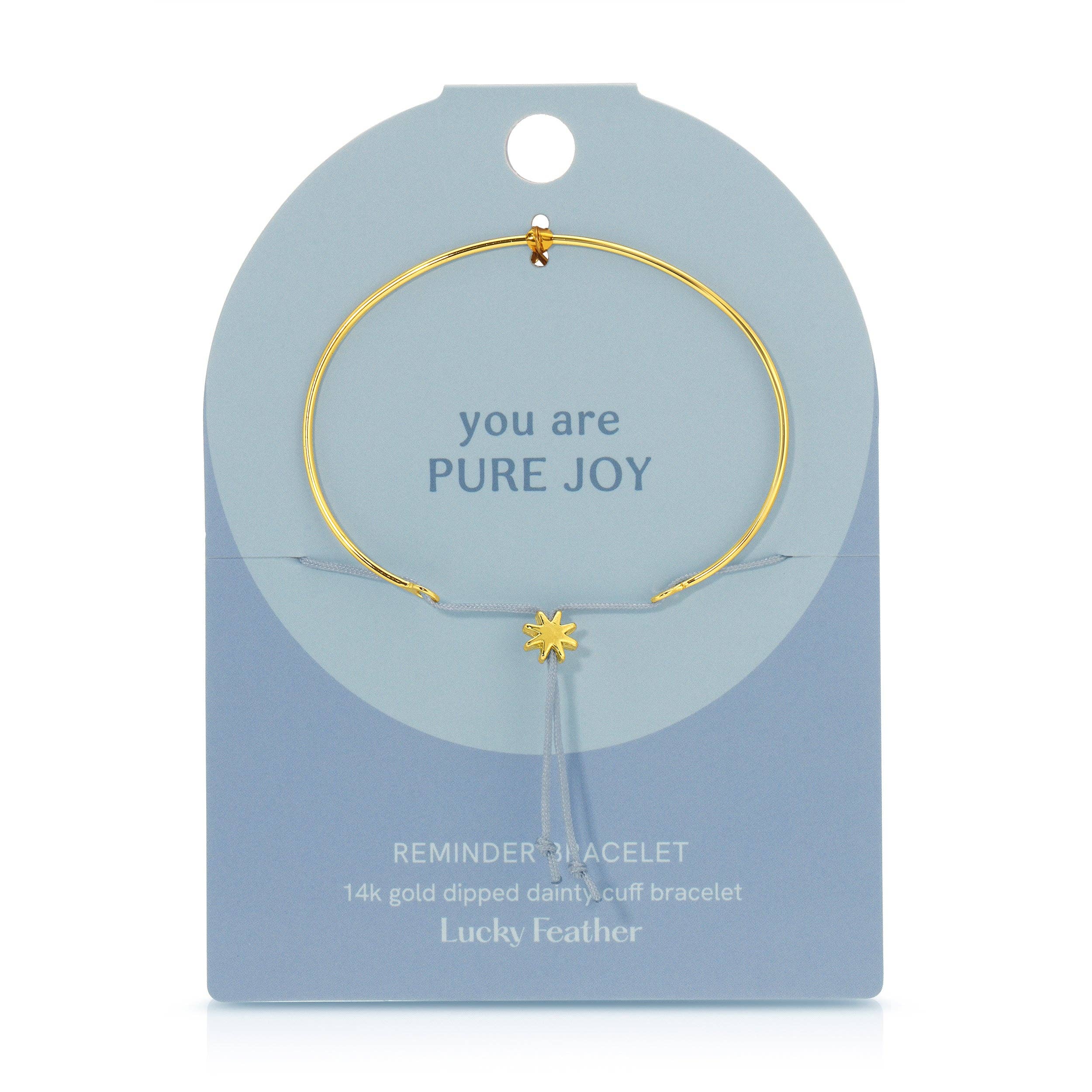 Reminder Bracelet - Pure Joy - Gold – Paper Luxe