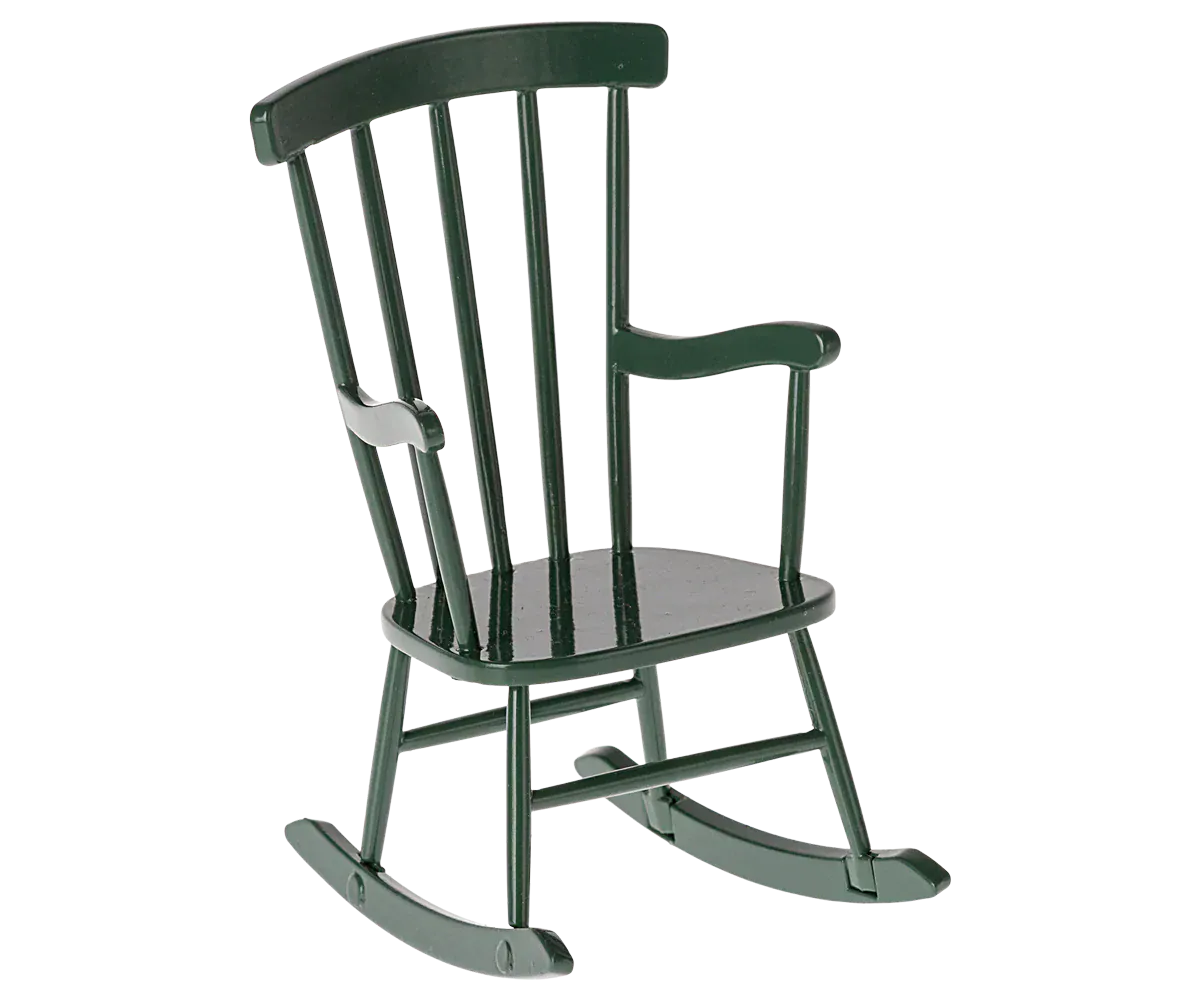 Rocking Chair, Mouse - Dark Green | Maileg – Paper Luxe