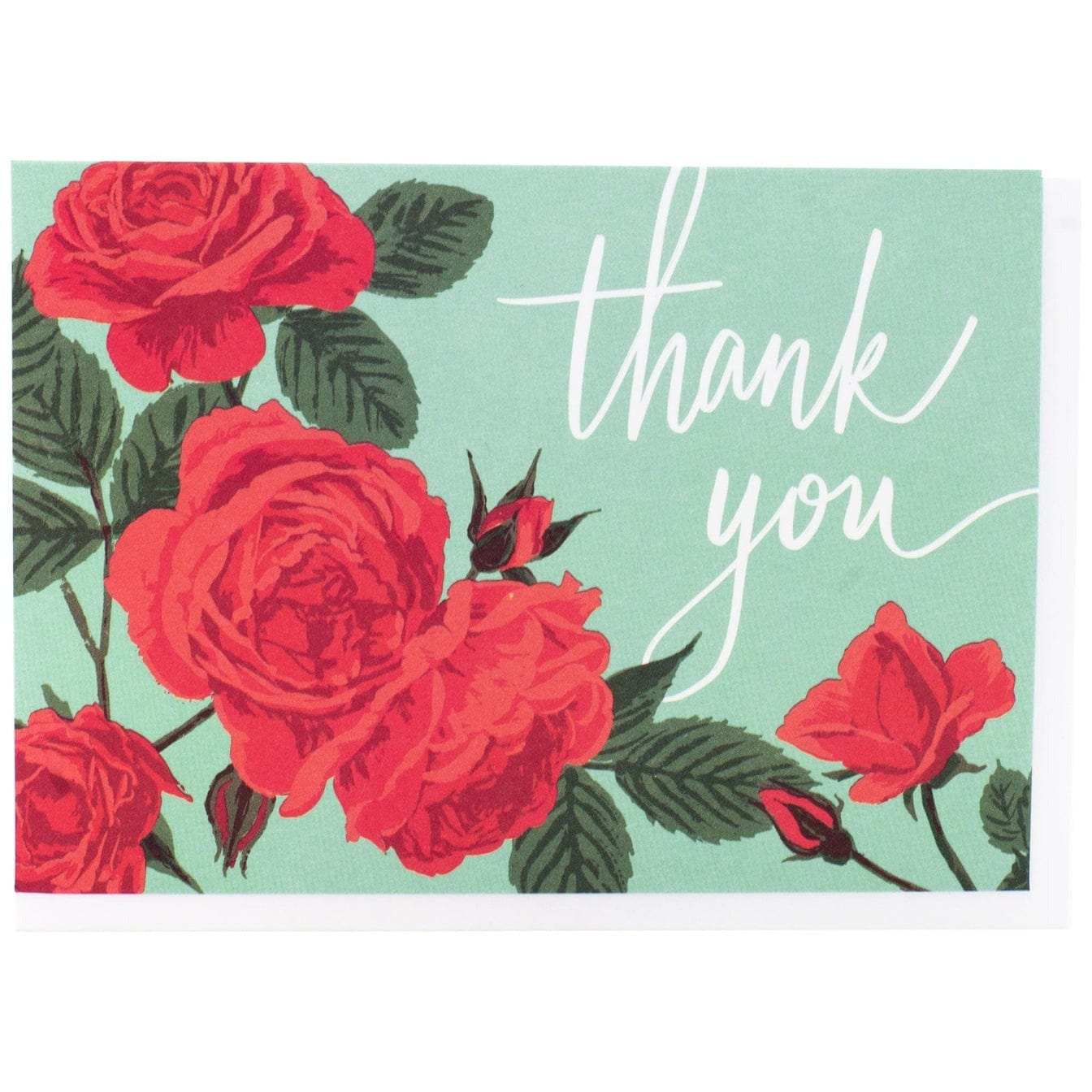 Garden Rose Thank You Note Card Box of 10 – Paper Luxe