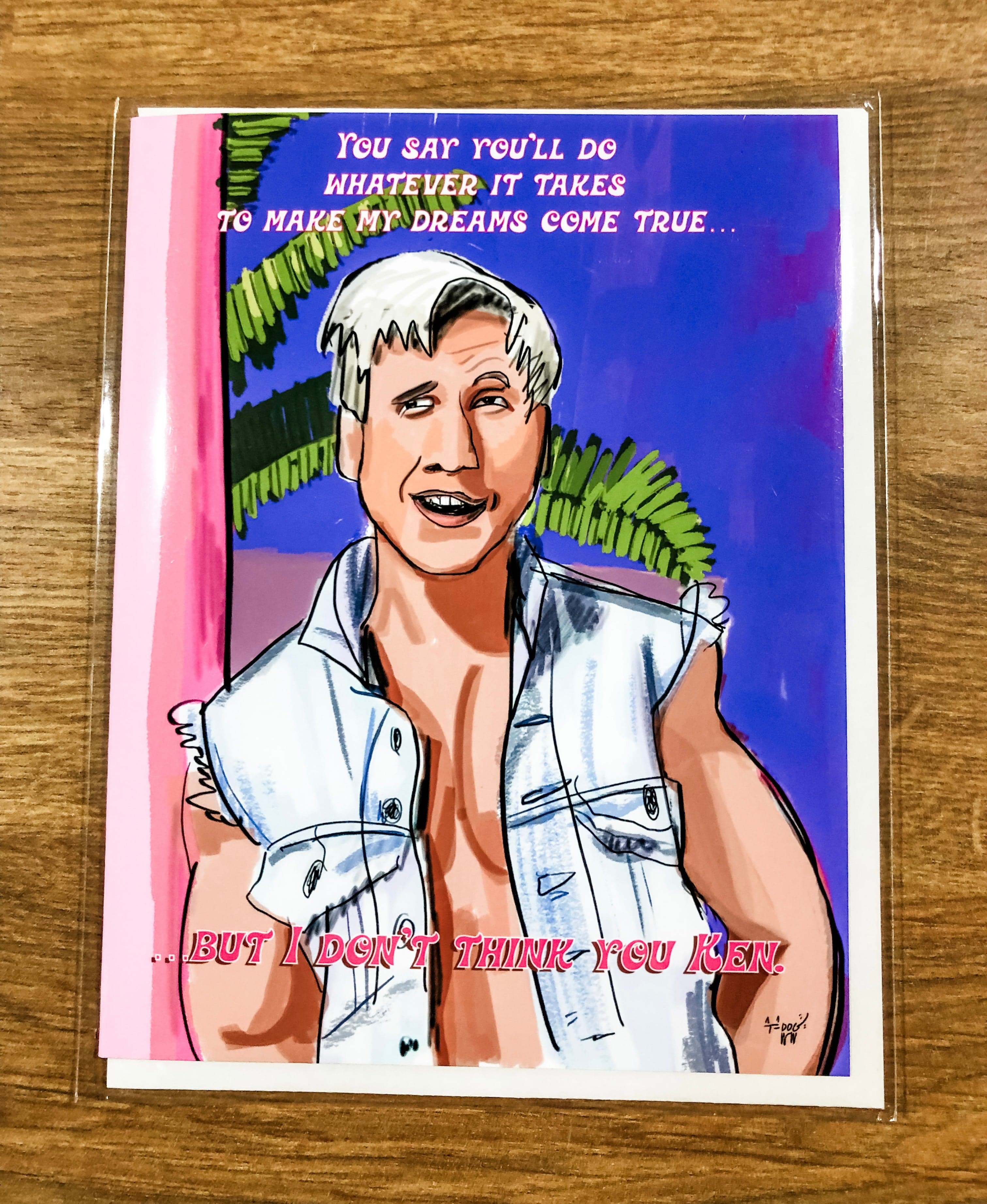 Don't Think You Ken Funny Card – Paper Luxe