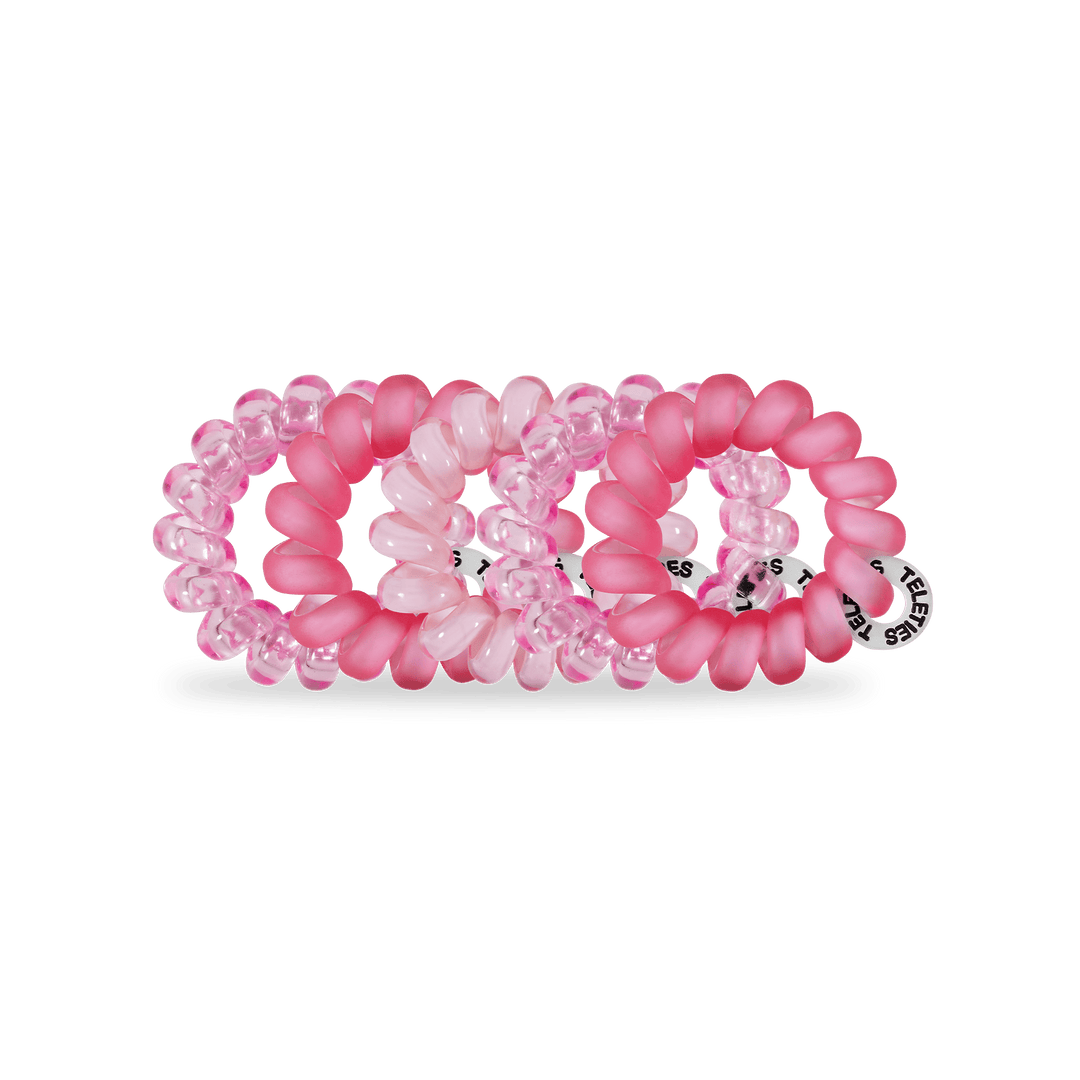 Spiral Hair Coils | Tiny | Pretty in Pink Hair Ties – Paper Luxe