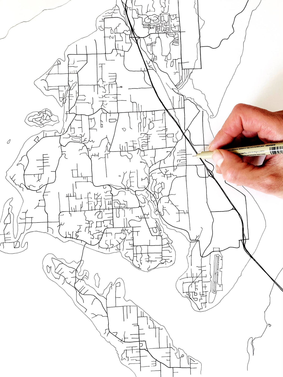 Gig Harbor "Charms" Map Art Print – Paper Luxe