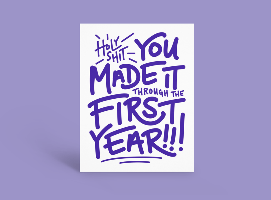 First Year Card – Paper Luxe