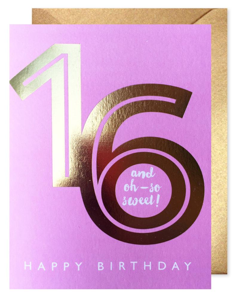 Sweet 16 Card – Paper Luxe