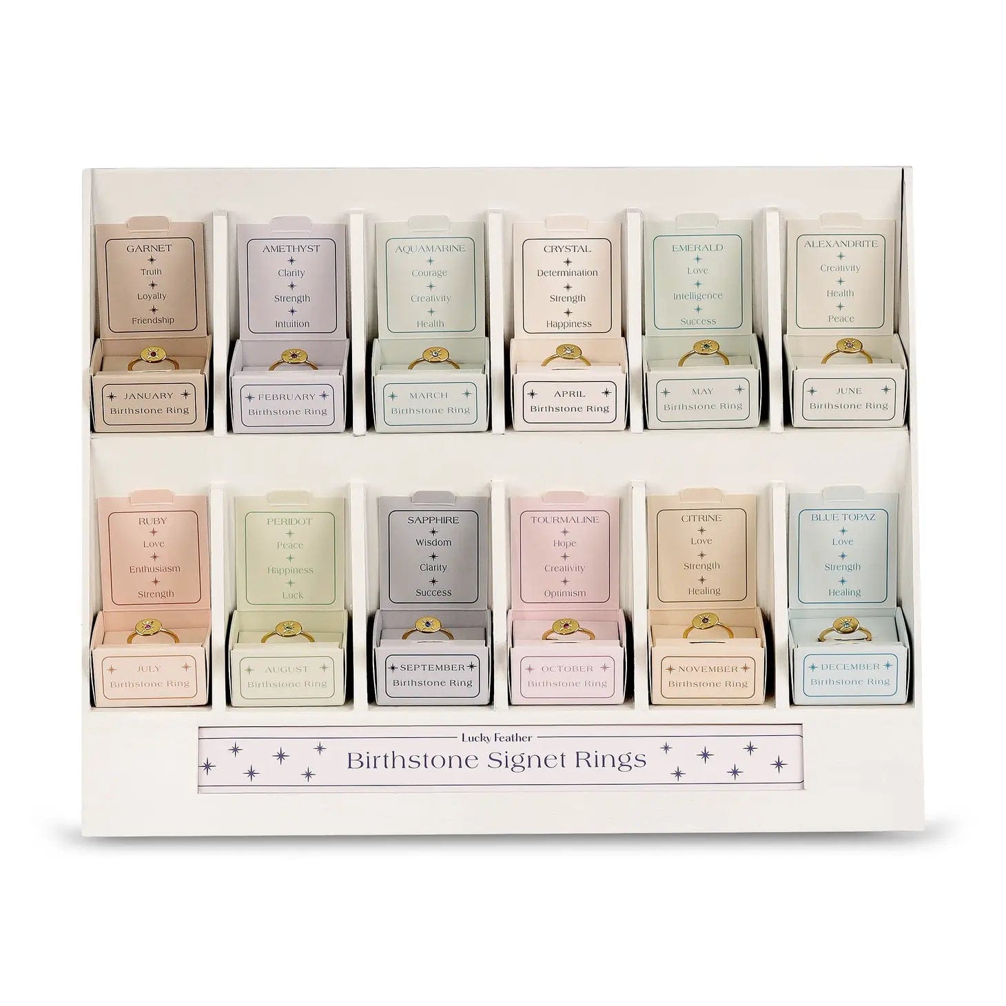 Birthstone Signet Ring – Paper Luxe