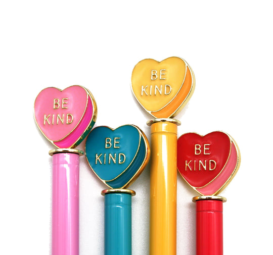 Enamel Heart Pen - Be Kind – Paper Luxe