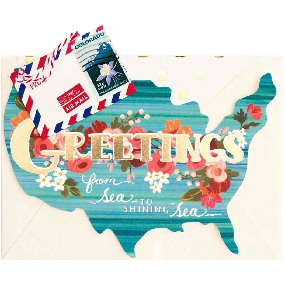 Greetings USA Card – Paper Luxe