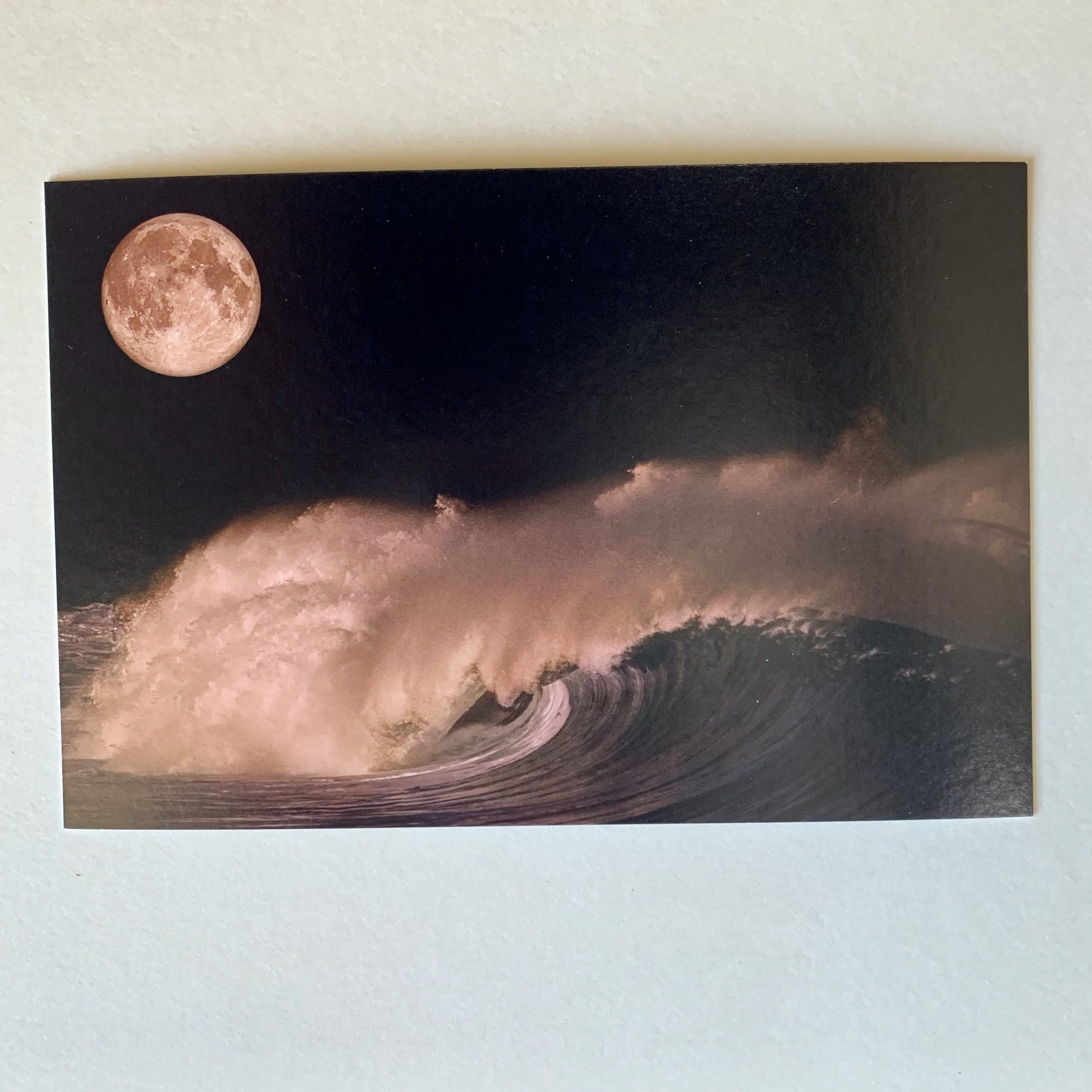 Full Moon Wave Postcard – Paper Luxe